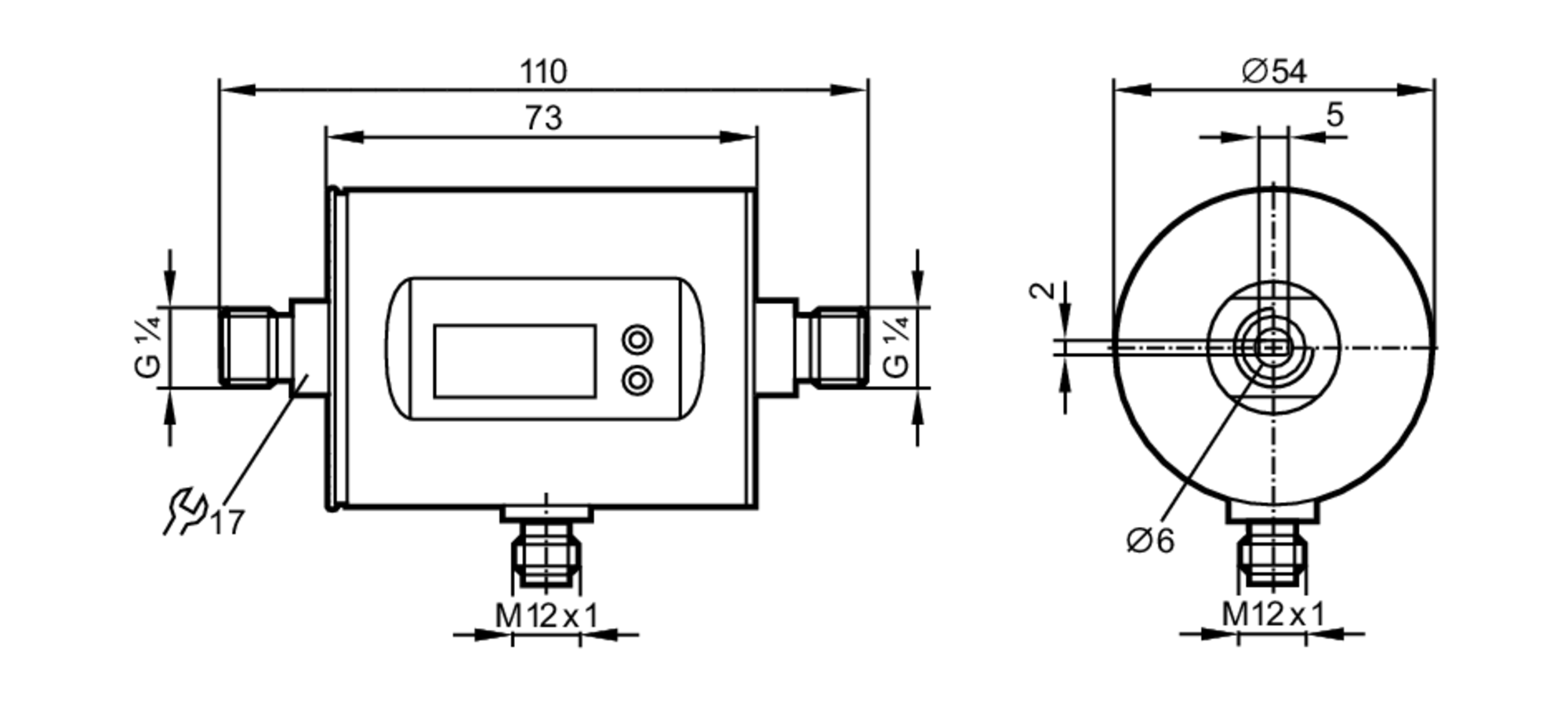 SM4000 - Sensor de fluxo magnético-indutivo - ifm electronic