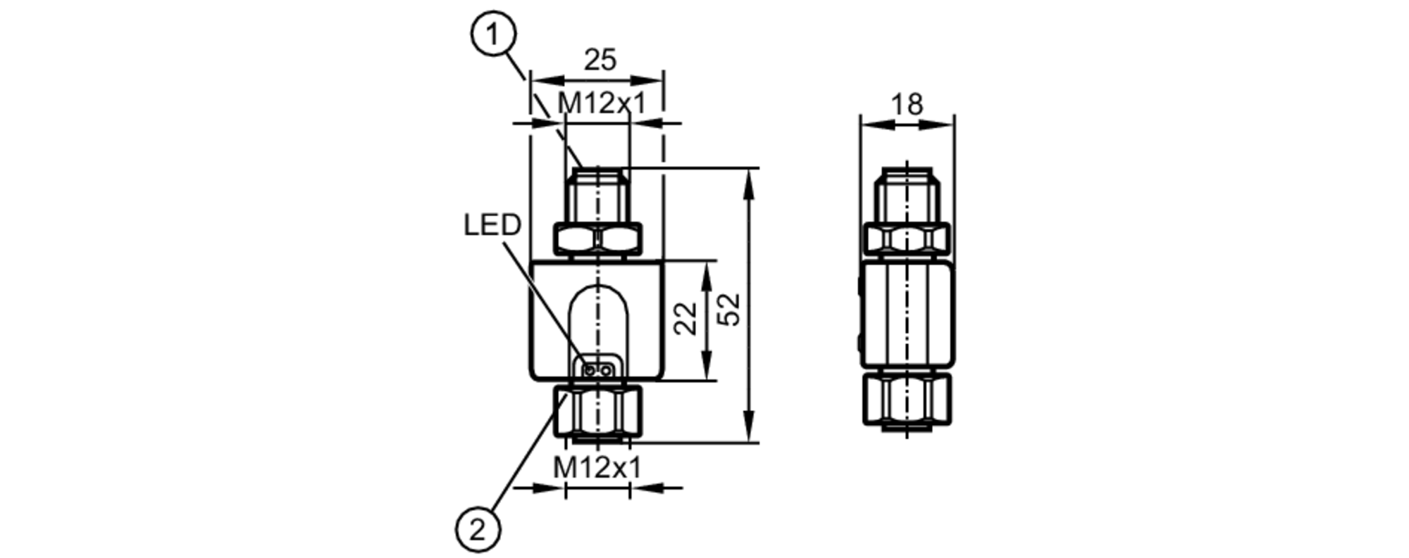TP3232 - Evaluation unit for PT100/PT1000 temperature sensors - ifm