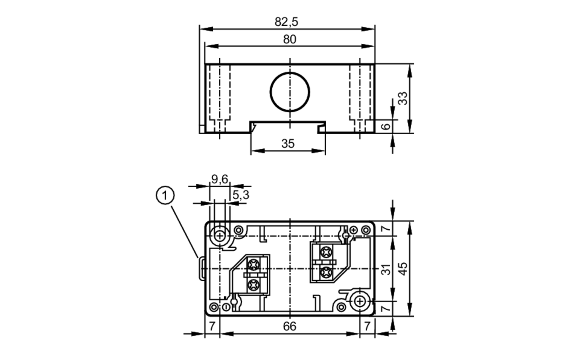 AC5004 - Lower part for AS-Interface module - ifm