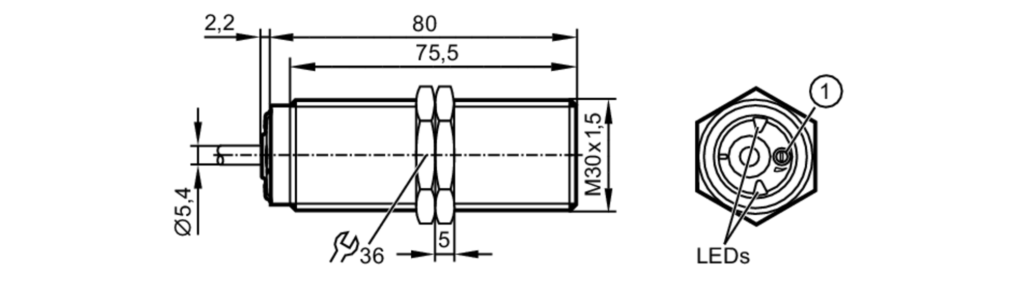 DI5020 - Compact evaluation unit for speed monitoring - ifm