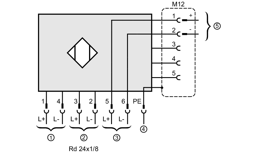 N95001 - Inductive NAMUR dual sensor for valve actuators - ifm