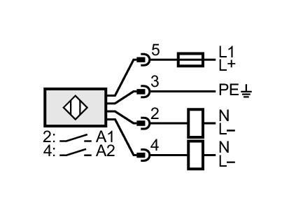IN0117 - Dual inductive sensor for valve actuators - ifm