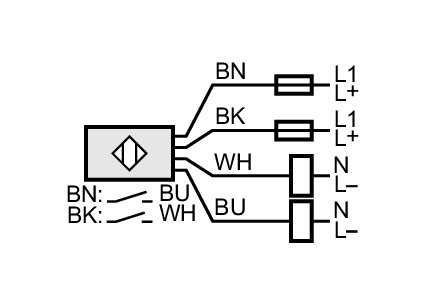 IN0100 - Dual inductive sensor for valve actuators - ifm