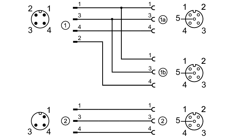 EVC507 - Y connection cable - ifm
