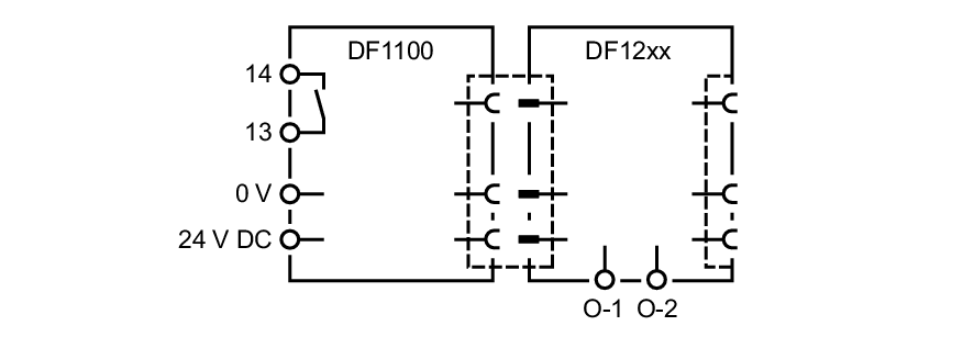 DF1100 - Power supply module for electronic circuit breaker - ifm