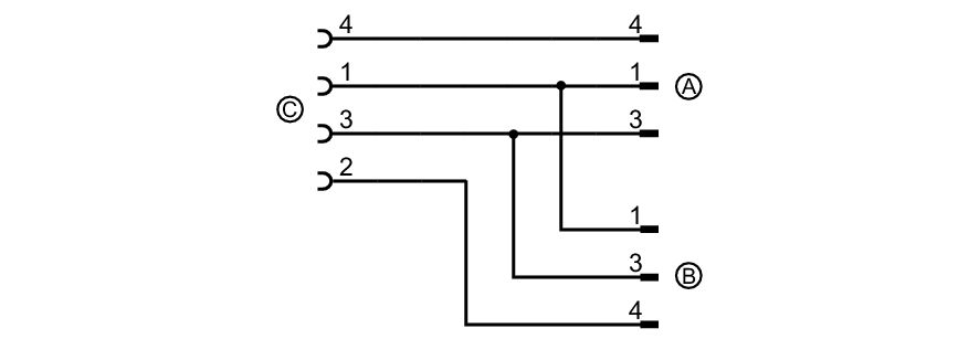 E12723 - Y connection cable - ifm