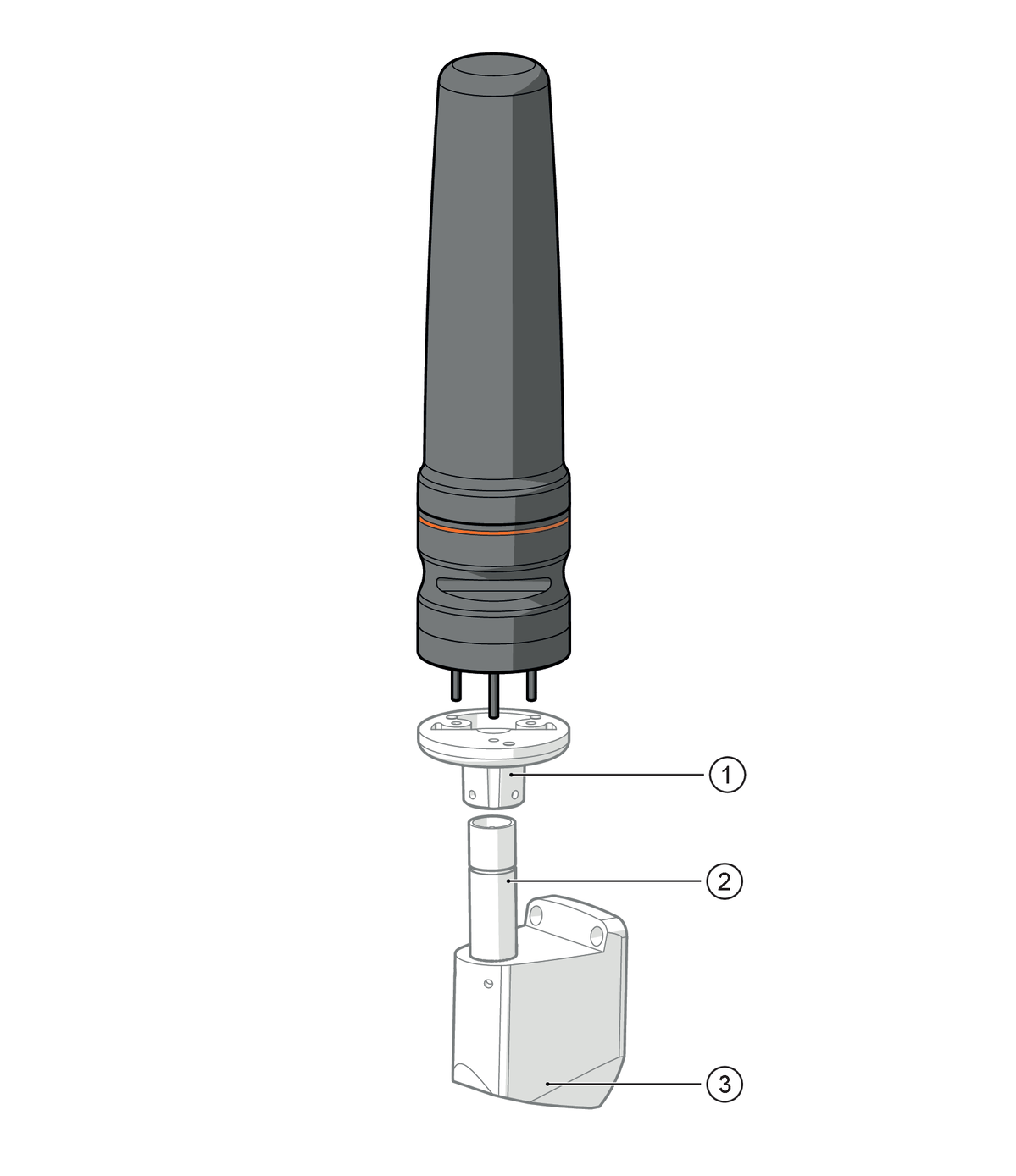 DV2500 - 5-segment signal lamp - ifm