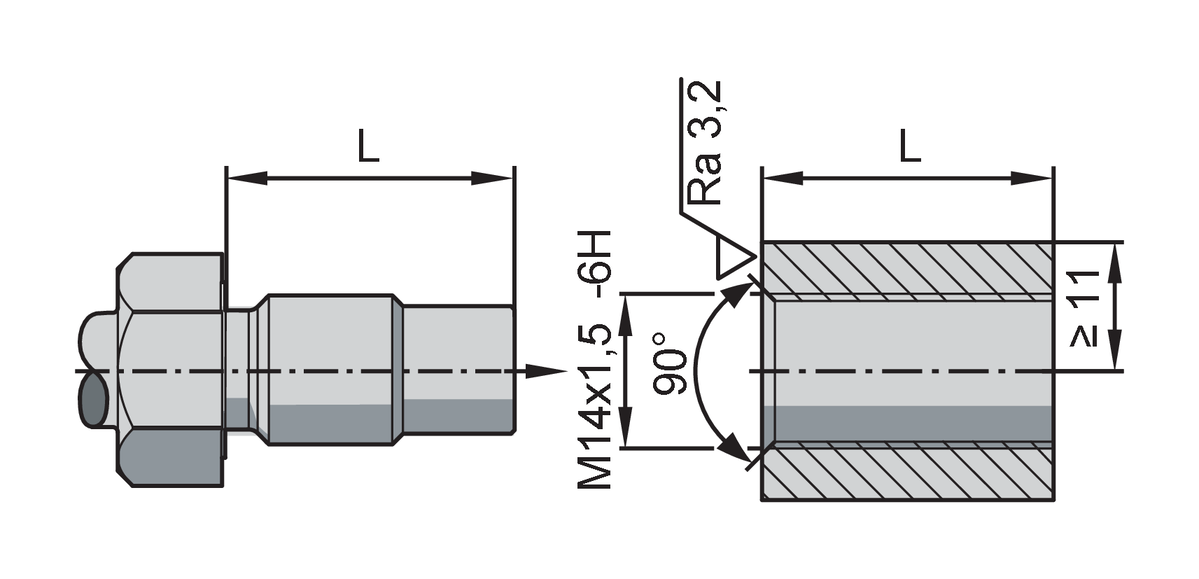 M9H200 - Pressure-resistant position sensor for hydraulic cylinders - ifm