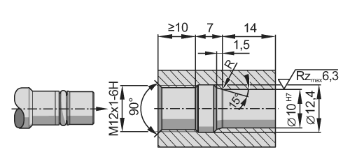 MFH200 - Pressure-resistant position sensor for hydraulic cylinders - ifm