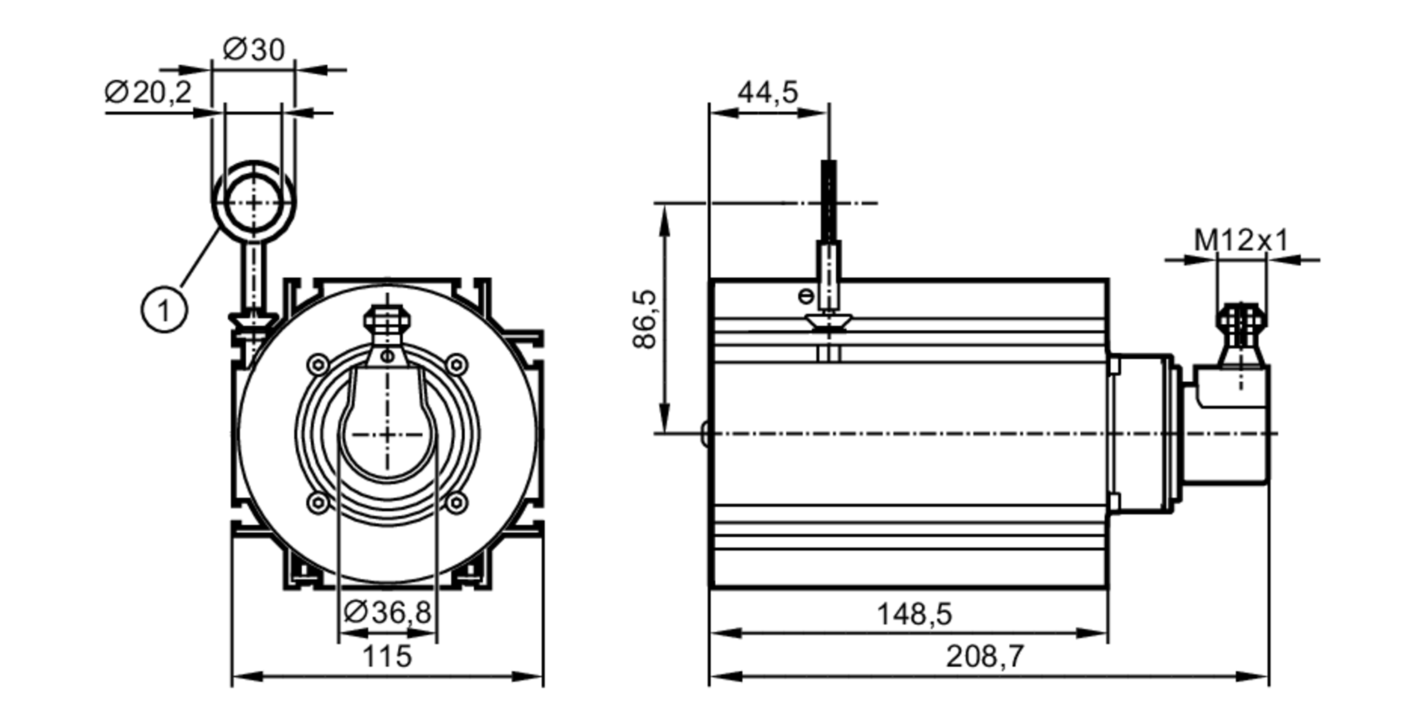 RMS005 - draw wire encoder - ifm