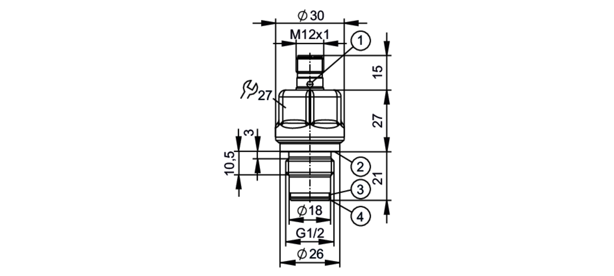 PL1543 - Flush pressure transmitter - ifm