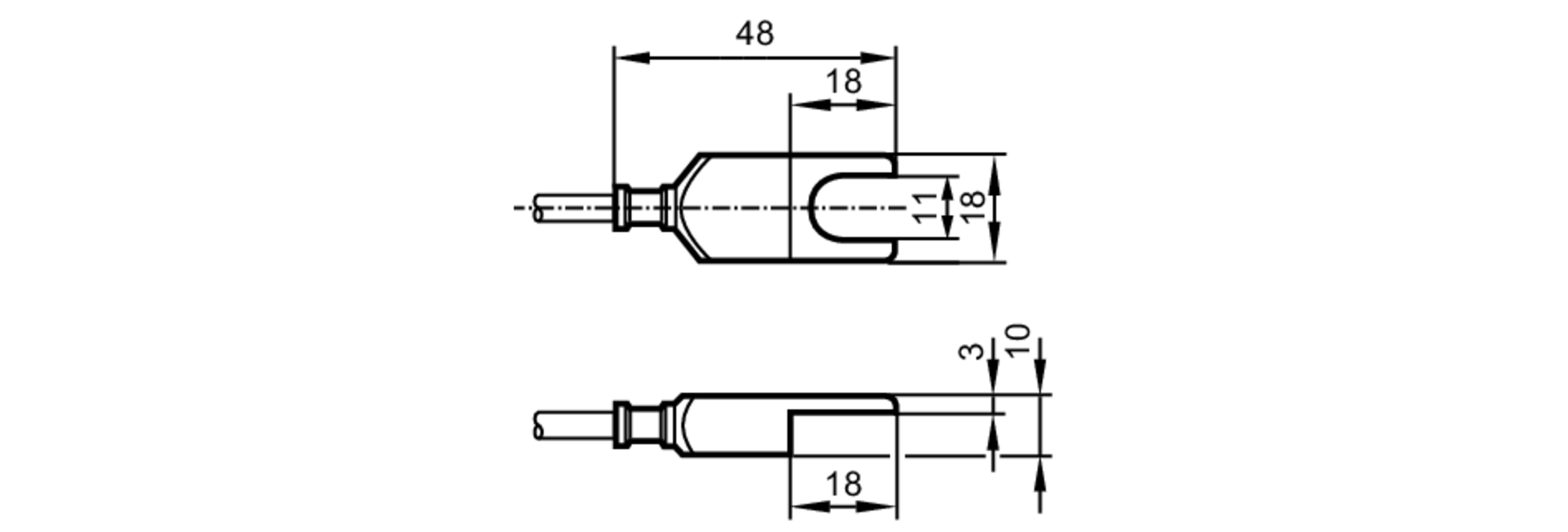TS502A - Temperature cable sensor with bolt-on sensor - ifm