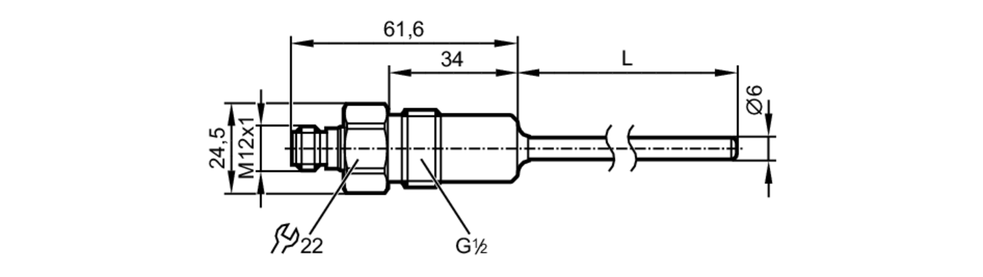 TM4511 - Temperature sensor with process connection - ifm