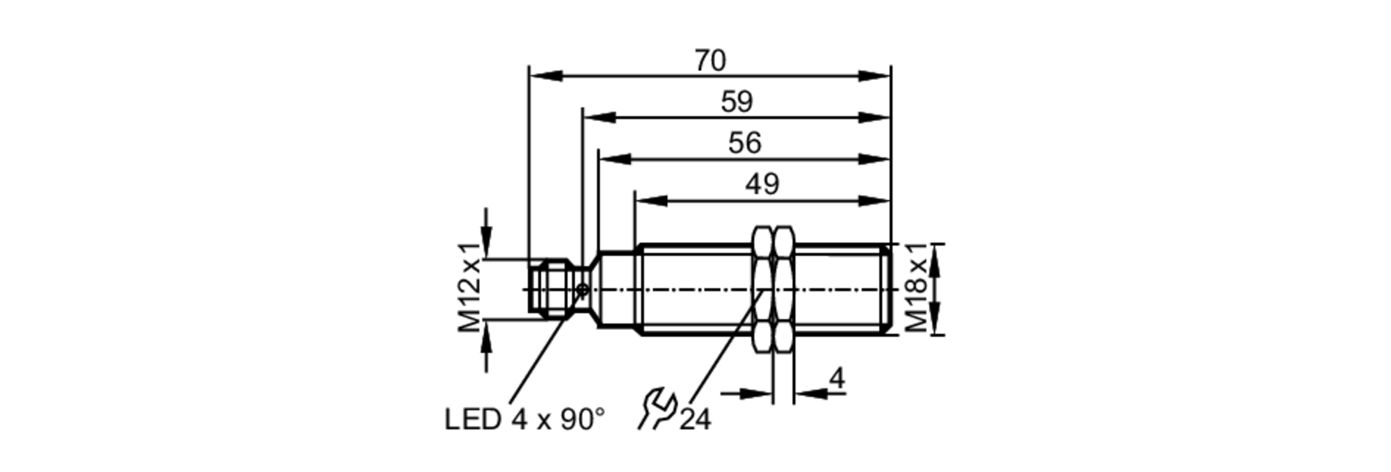 IG5905 - Inductive sensor - ifm
