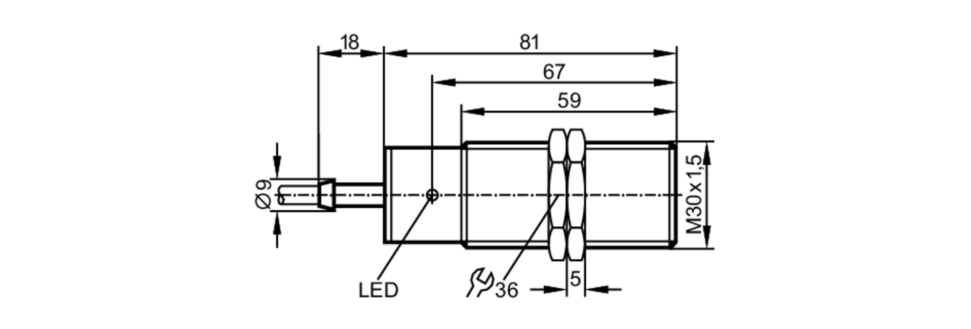 II0011 - Inductive sensor - ifm