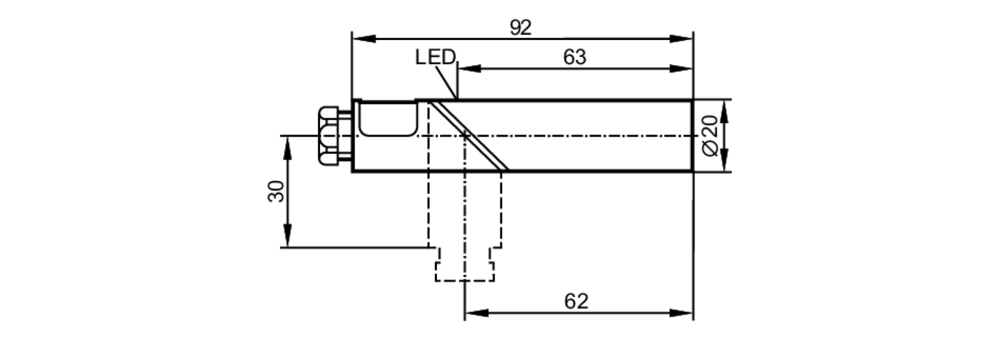 IA5062 - Inductive sensor - ifm