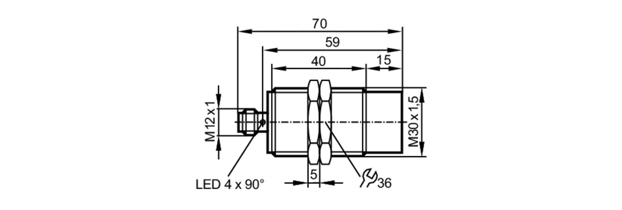II5861 - Inductive sensor - ifm