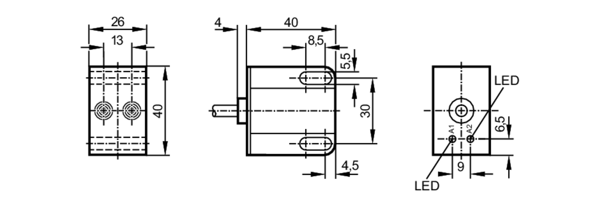 IN0110 - Dual inductive sensor for valve actuators - ifm