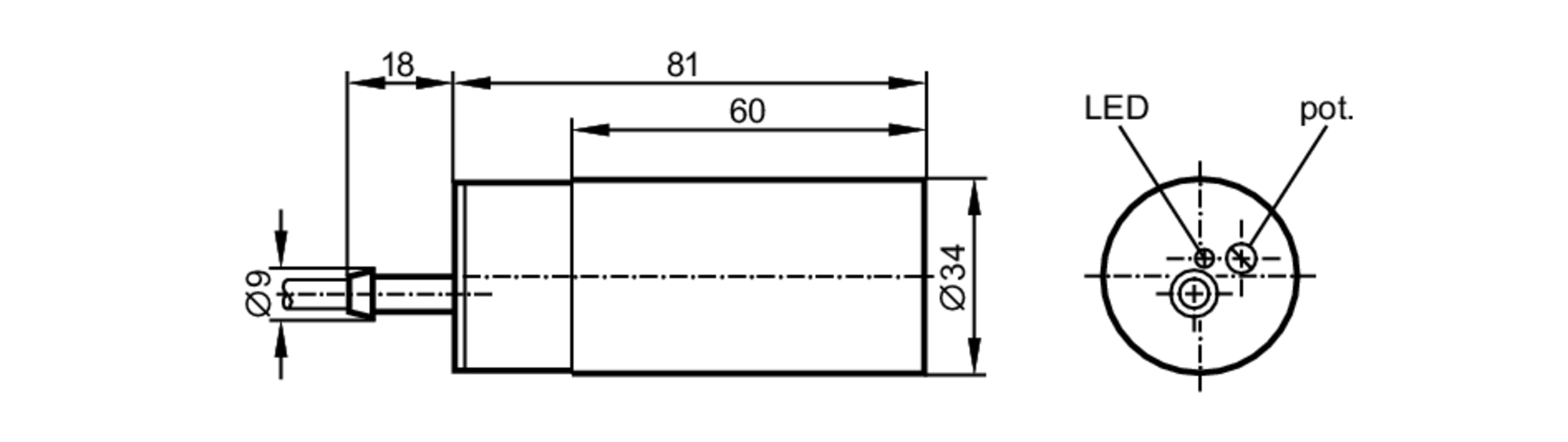 KB5004 - Capacitive sensor - ifm
