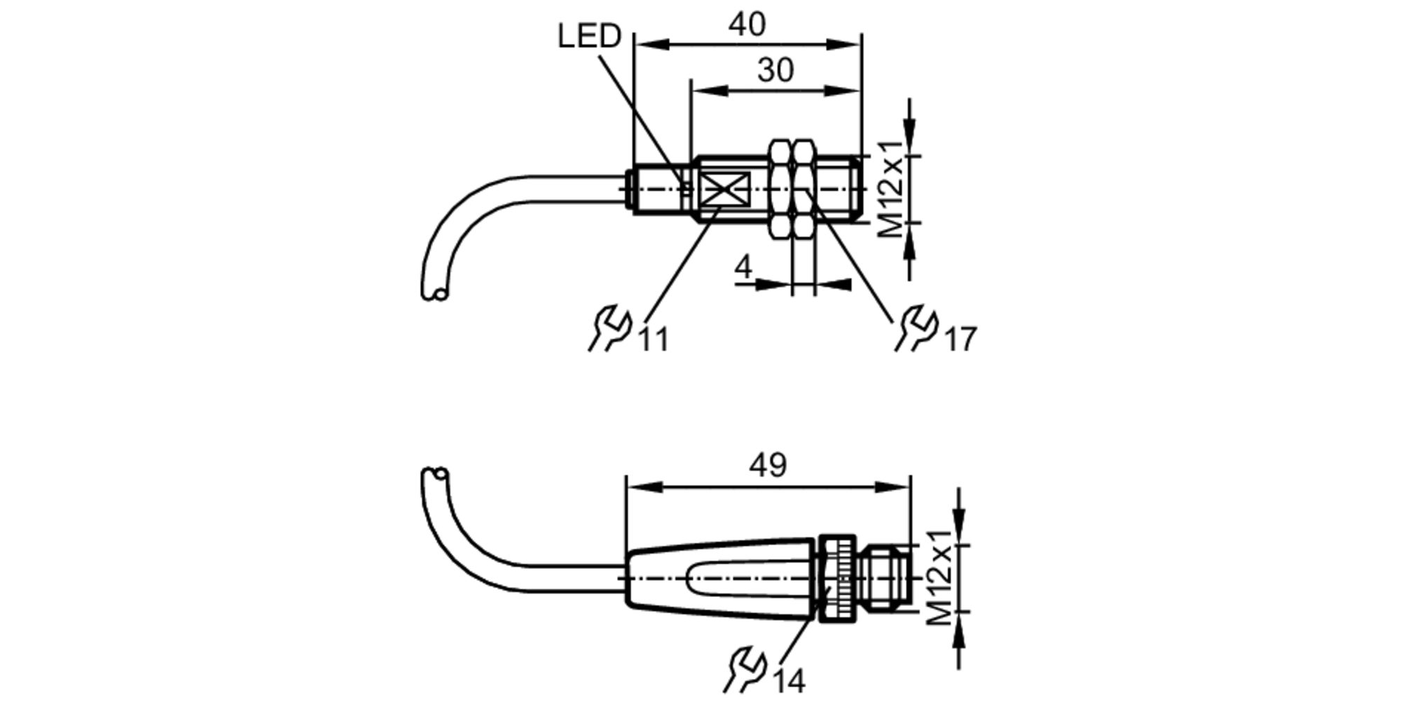 IFR203 - Inductive full-metal sensor - ifm