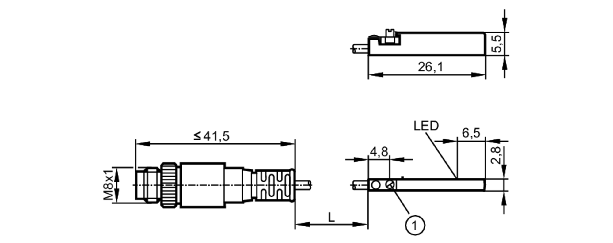 MK5311 - Cylinder sensor with GMR cell - ifm
