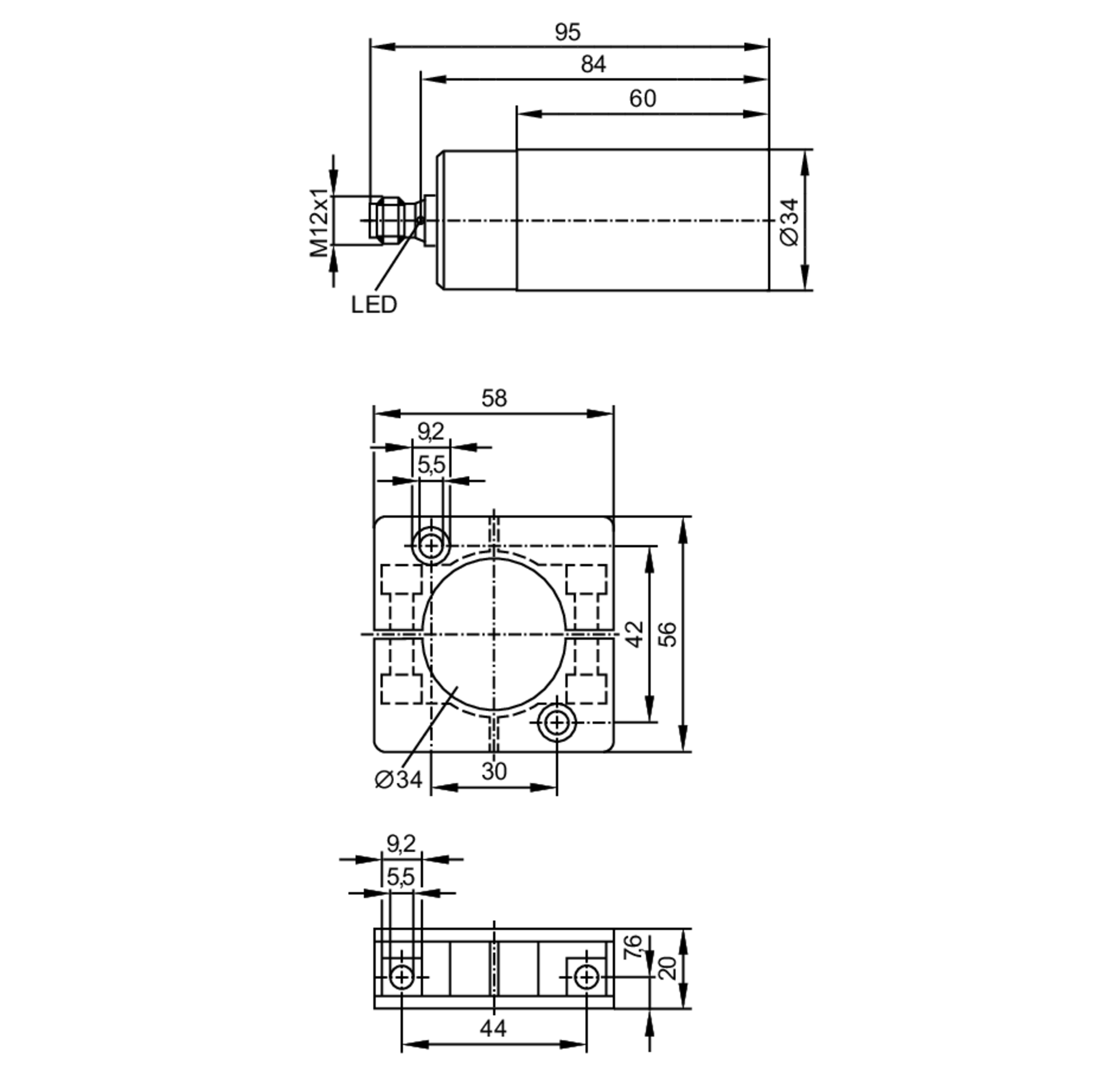 IB5169 - Inductive sensor - ifm