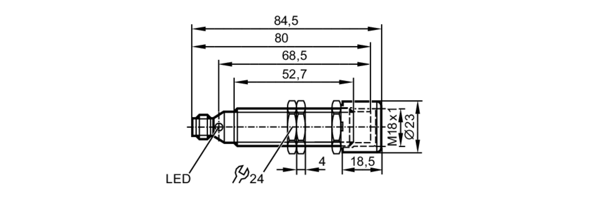 IG514A - Inductive sensor - ifm