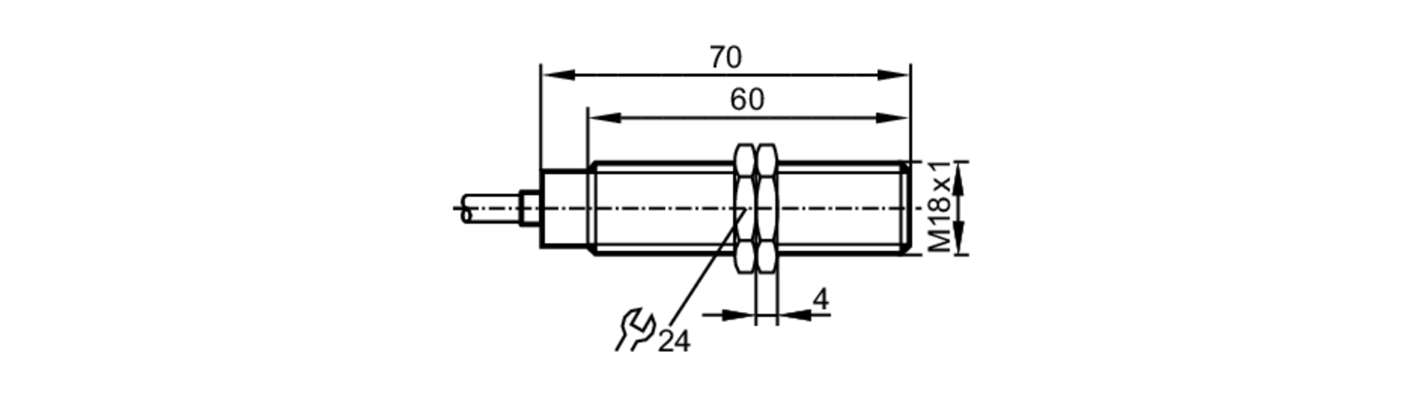 IG6614 - Inductive high-temperature sensor - ifm