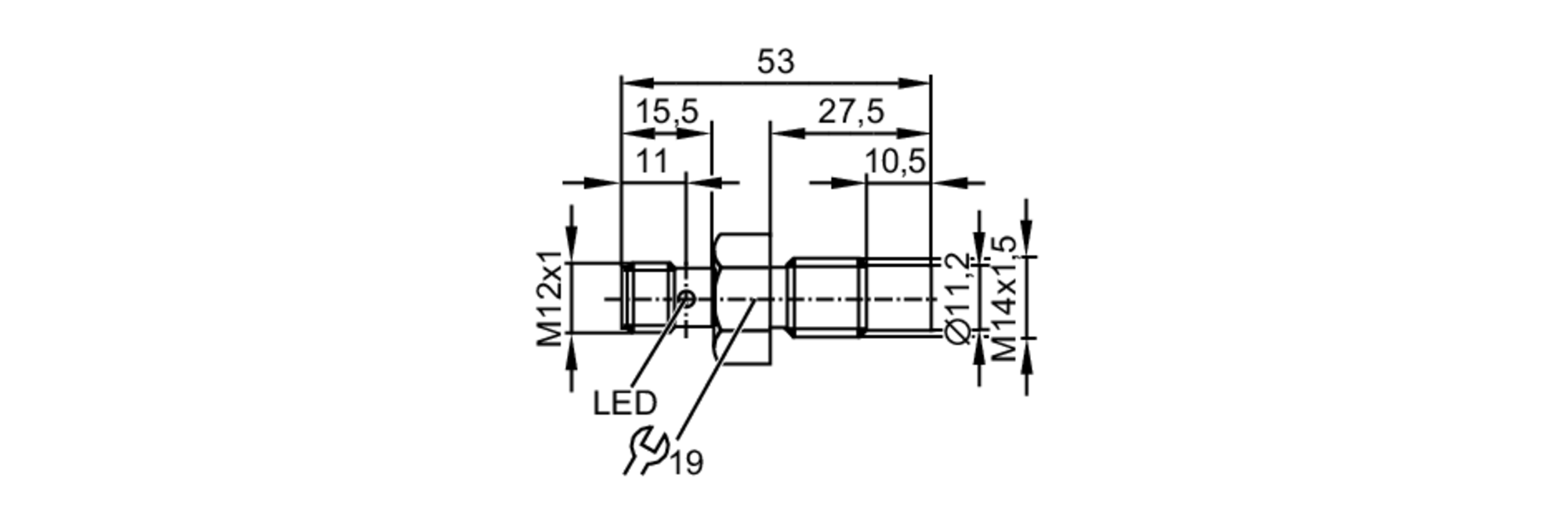 M9H200 - Pressure-resistant position sensor for hydraulic cylinders - ifm