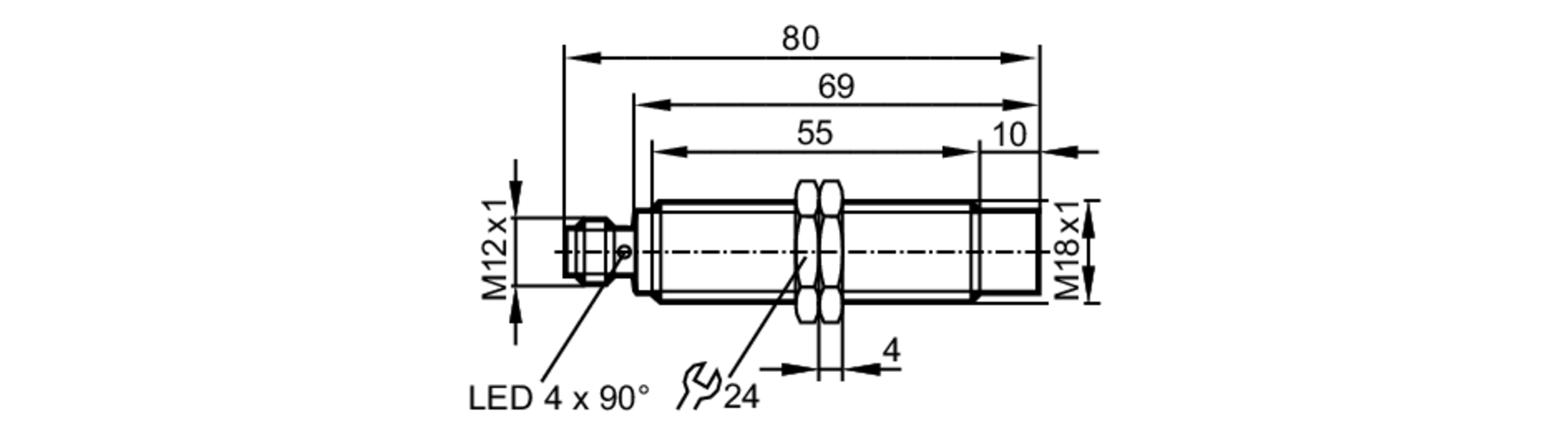 IG5842 - Inductive sensor - ifm