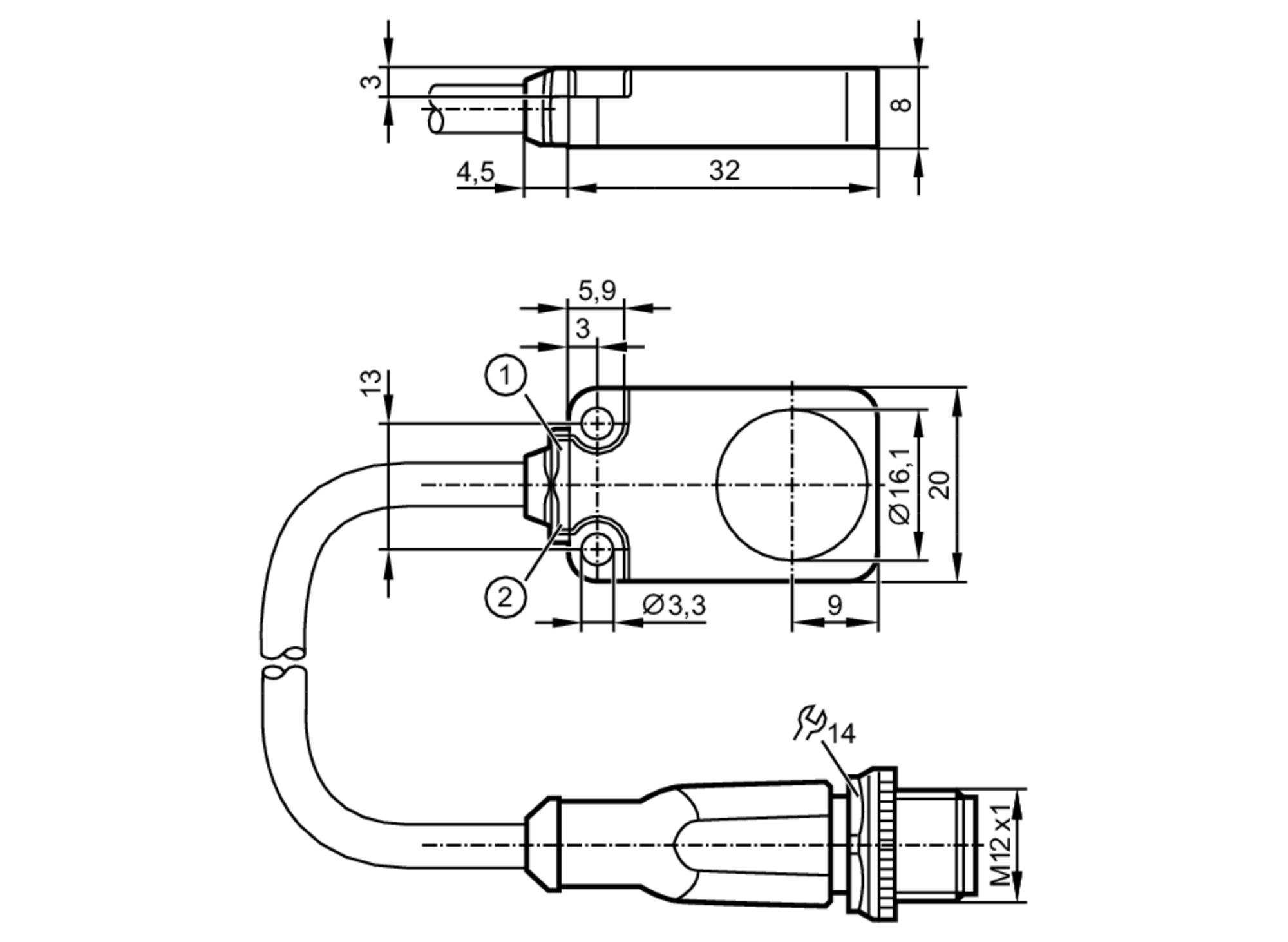 IQ2009 - Inductive sensor with IO-Link - ifm