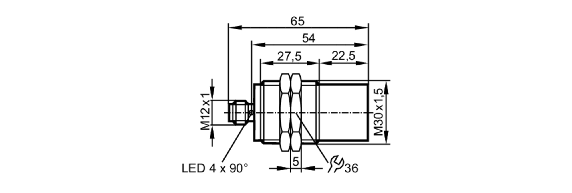 II503A - Inductive full-metal sensor - ifm
