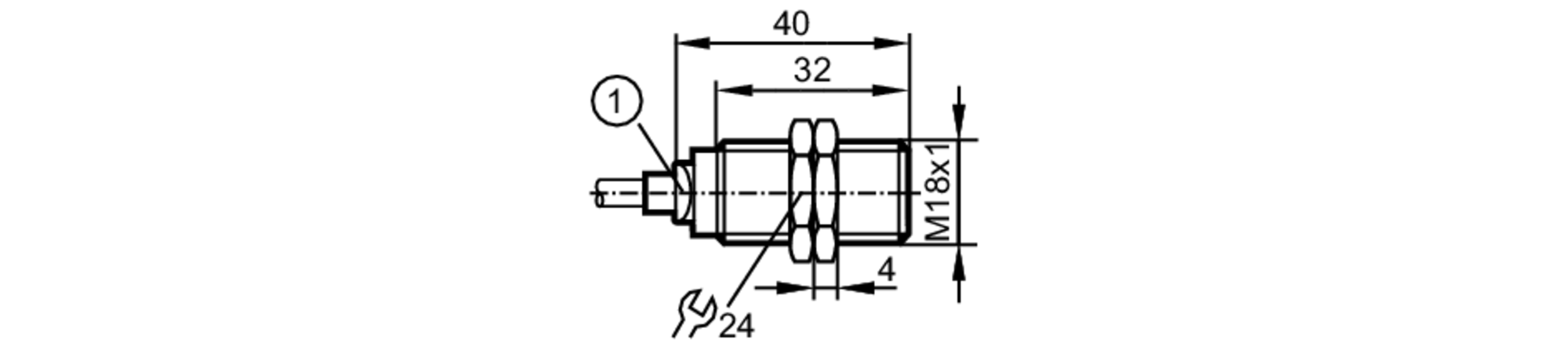 IGT263 - Inductive full-metal sensor - ifm