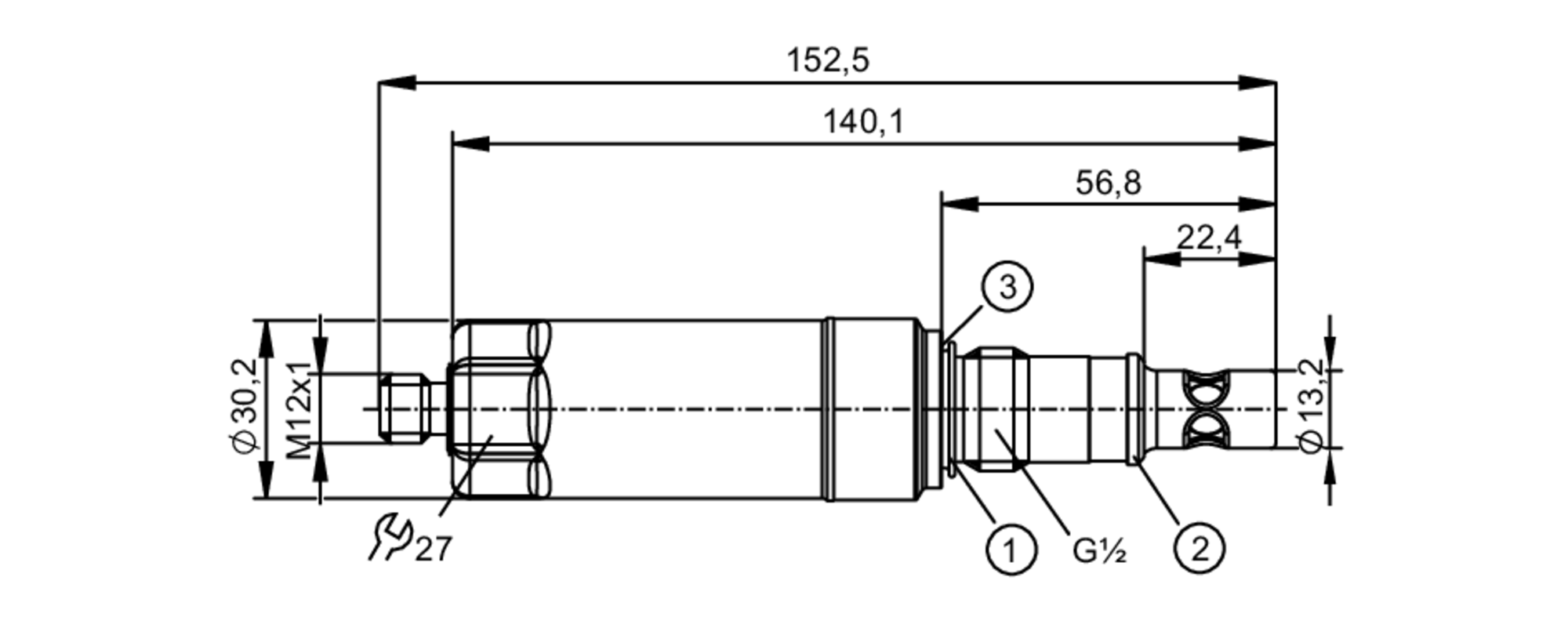LDL101 - Conductive conductivity sensor - ifm