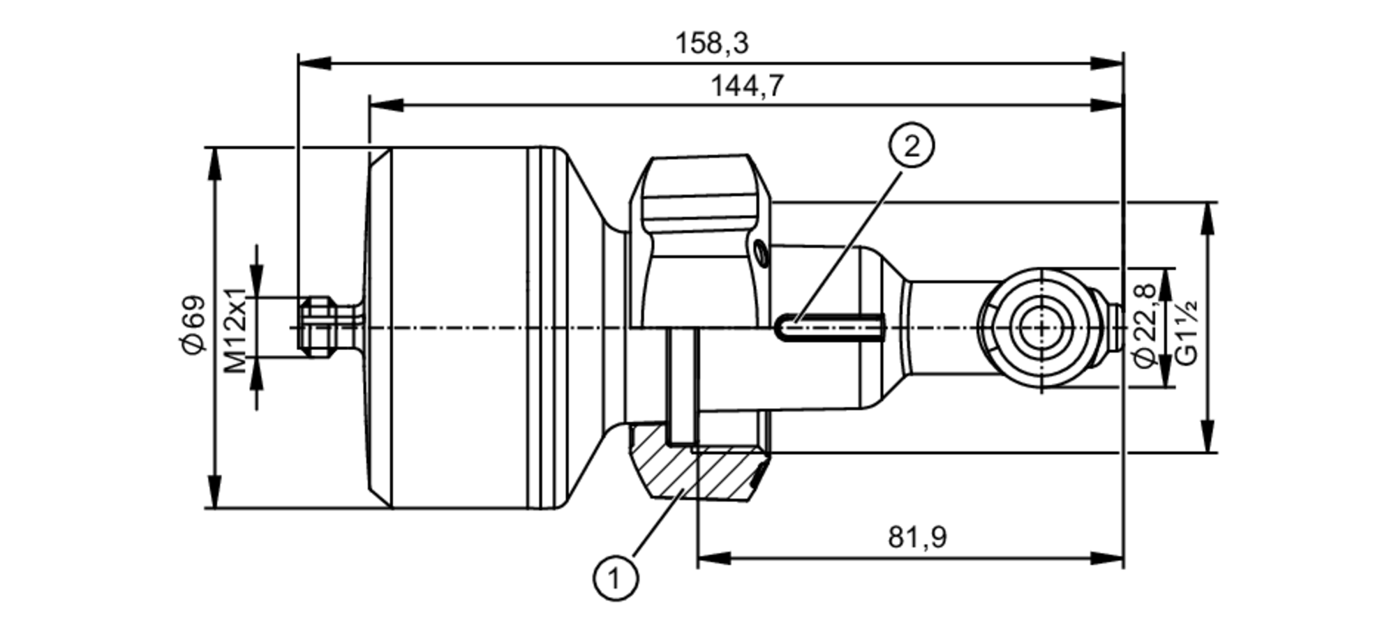 LDL400 - Inductive conductivity sensor - ifm