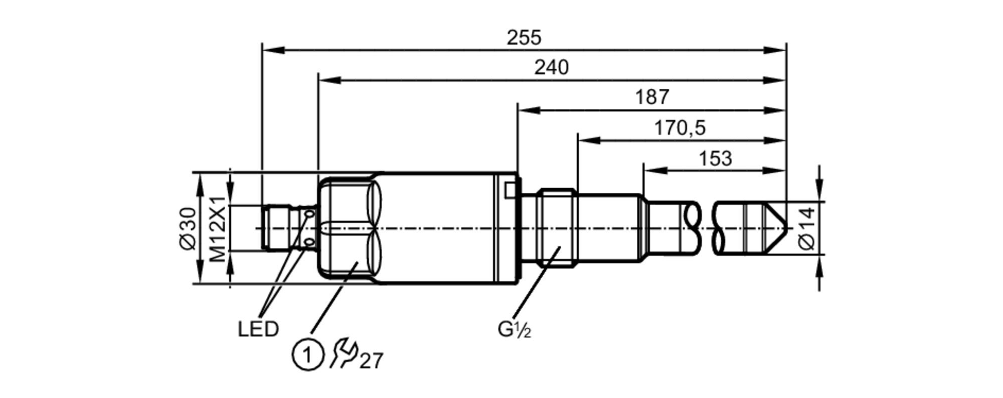 LMT104 - Sensor for point level detection - ifm