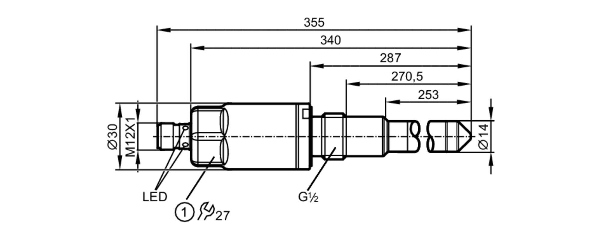LMT105 - Sensor for point level detection - ifm