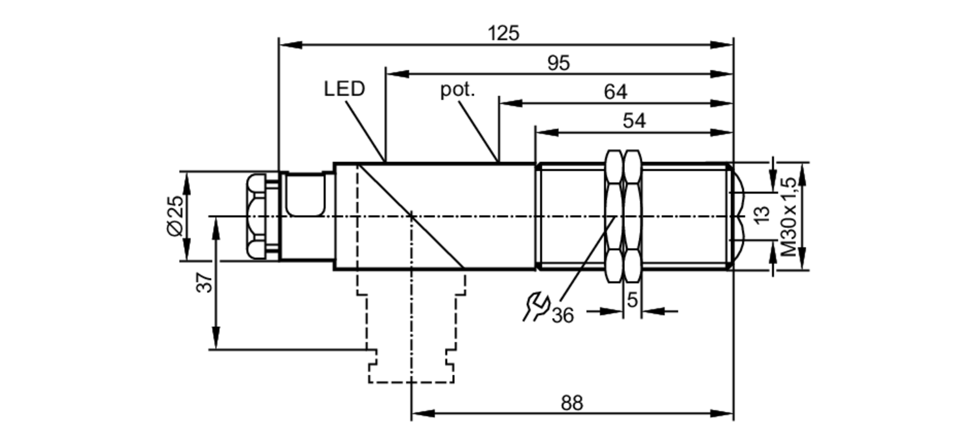 OI5003 - Diffuse reflection sensor - ifm