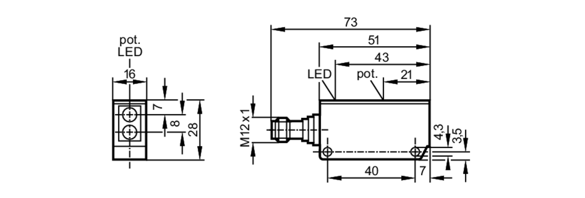 OU5034 - Diffuse reflection sensor - ifm