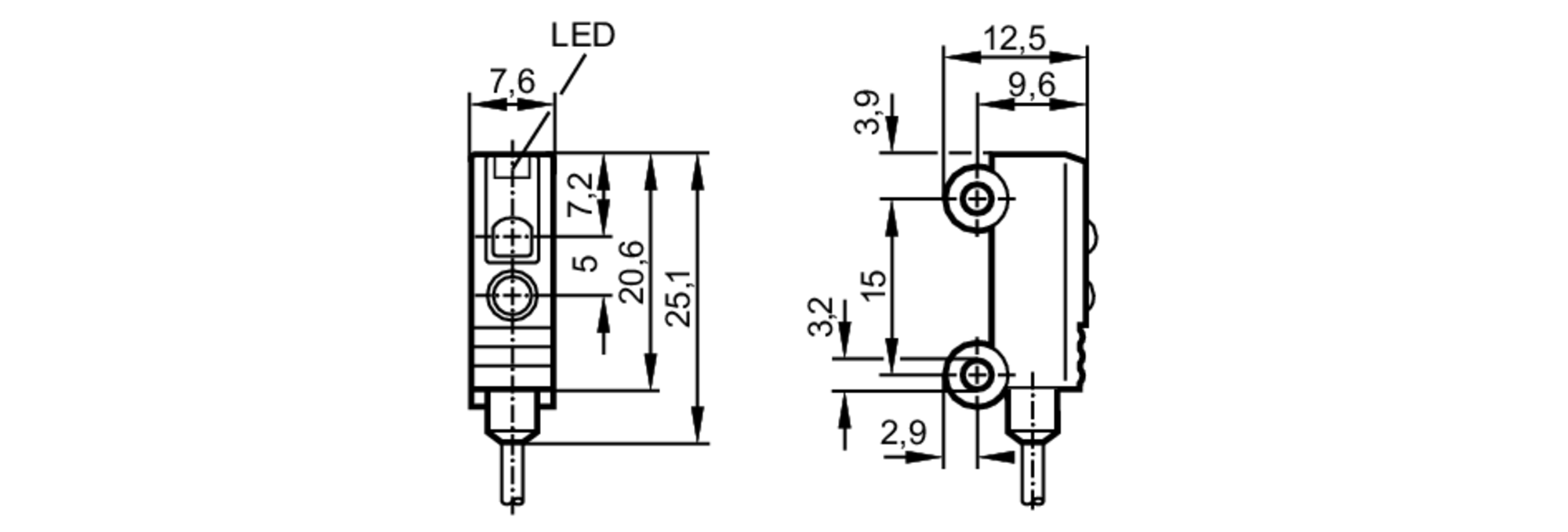 OH5004 - Diffuse reflection sensors with background suppression - ifm