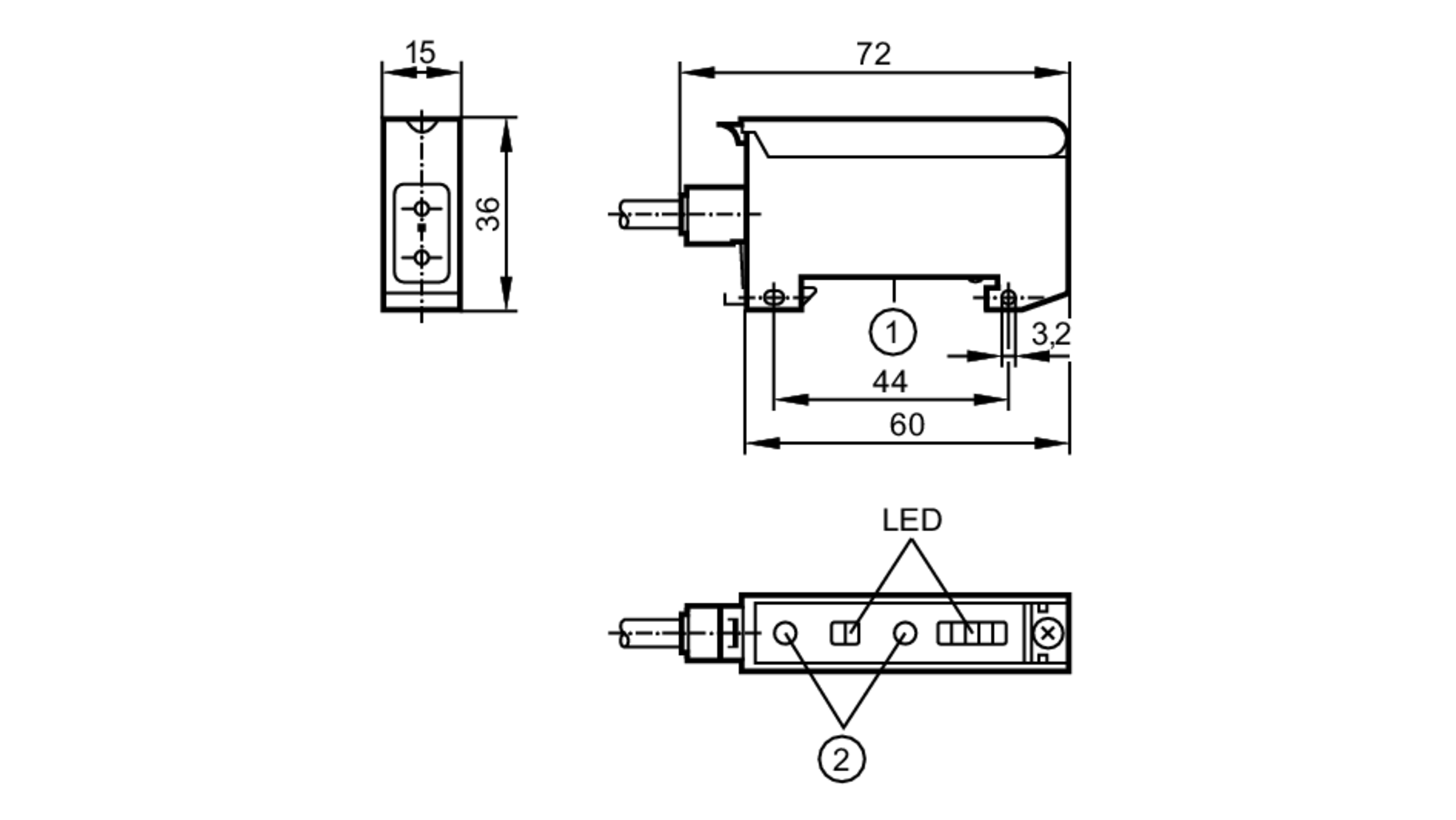 OBF502 - Fiber-optic amplifier - ifm
