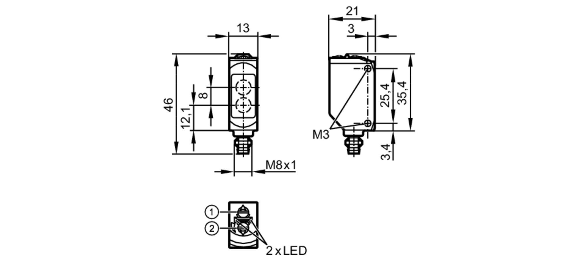 O6P202 - Retro-reflective sensor - ifm