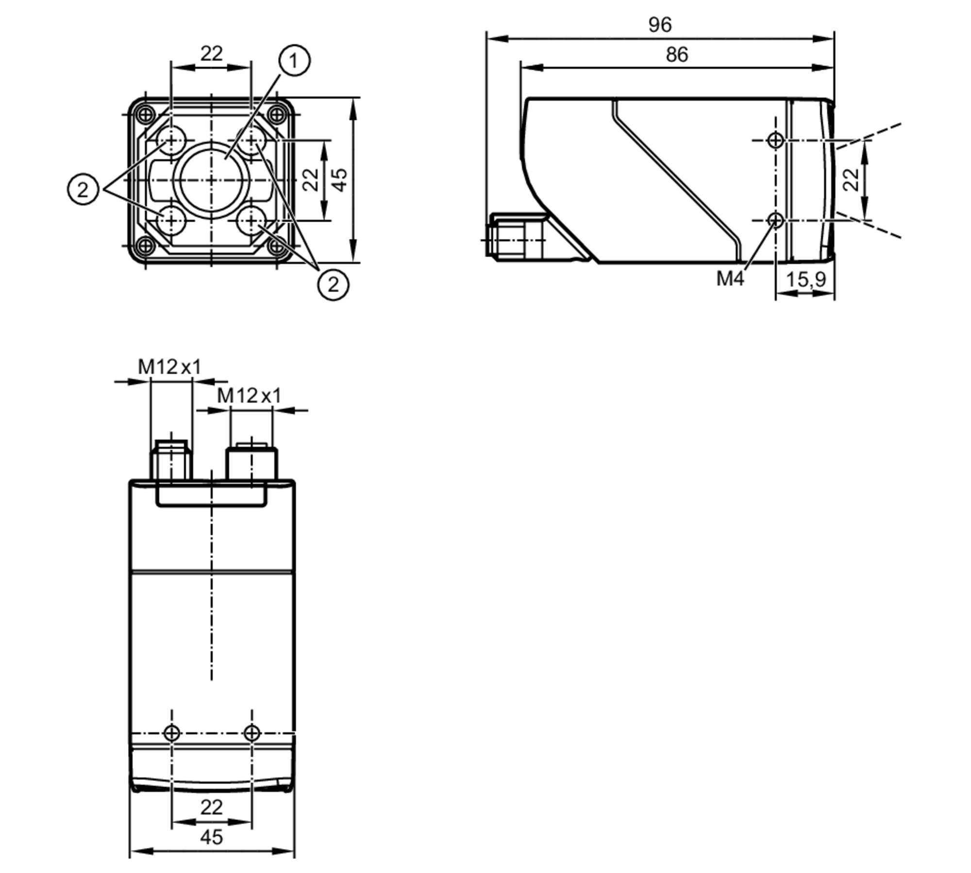 O2I400 - 1D / 2D code readers - ifm