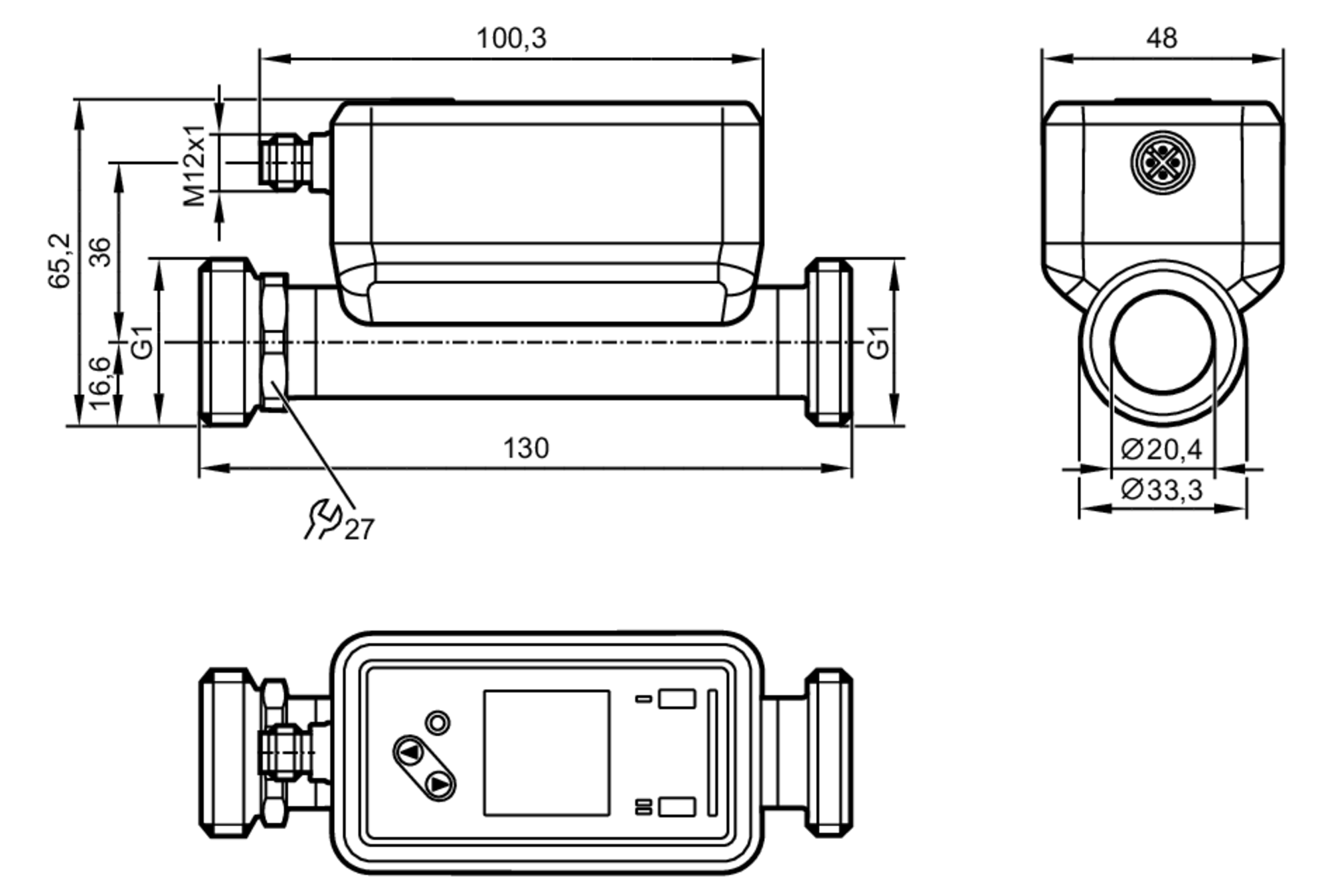 SU8020 - Ultrasonic flow meter - ifm