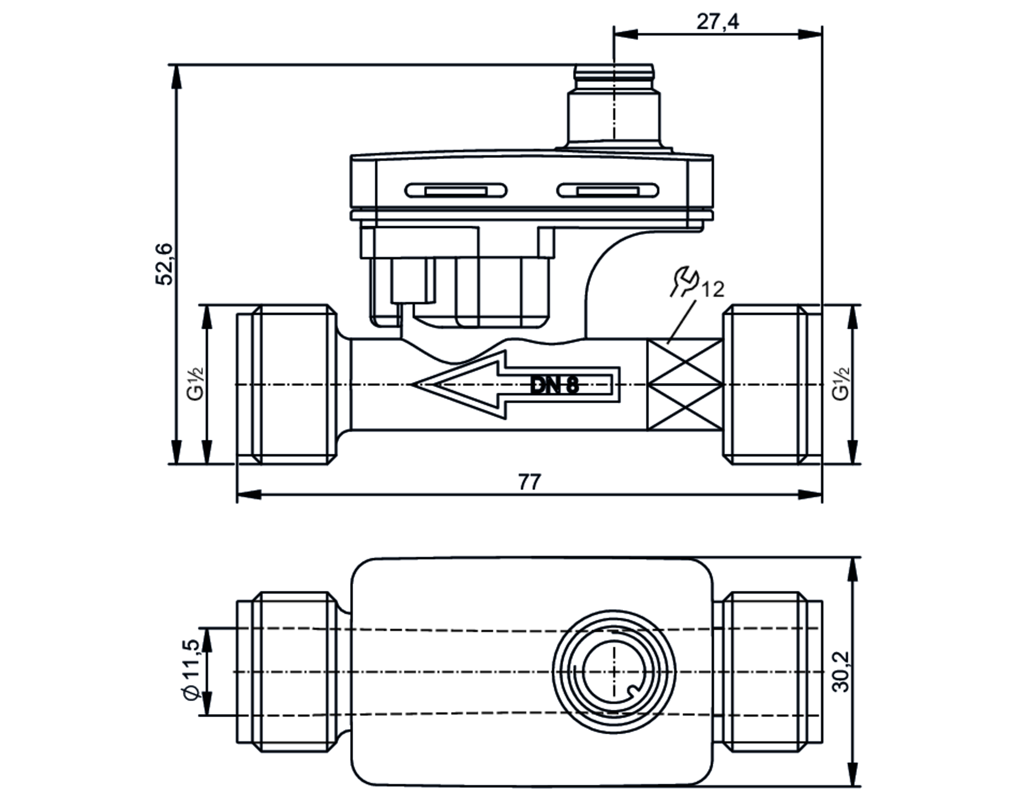 SV4051 - Vortex flow meter - ifm