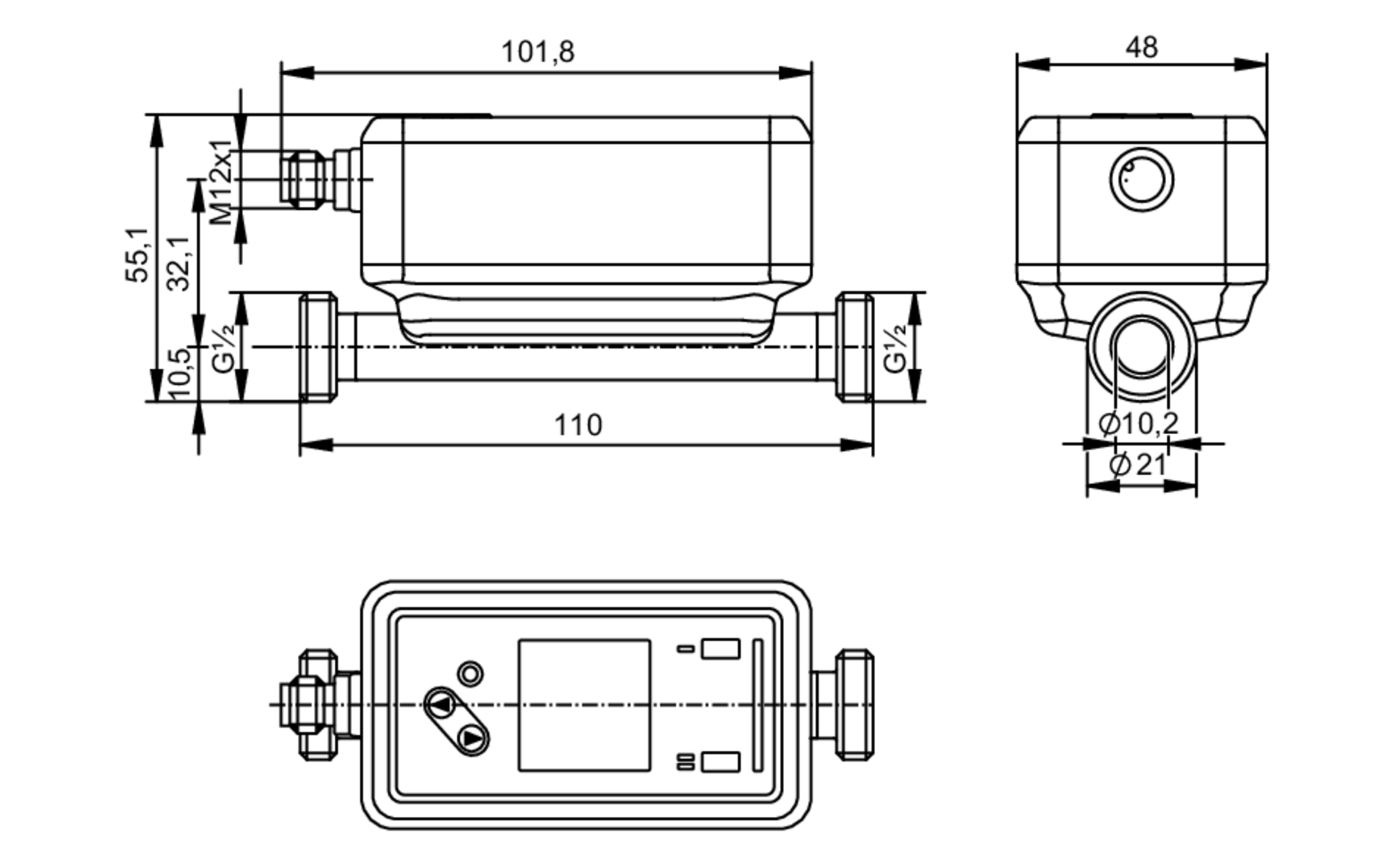 SU6020 - Ultrasonic flow meter - ifm