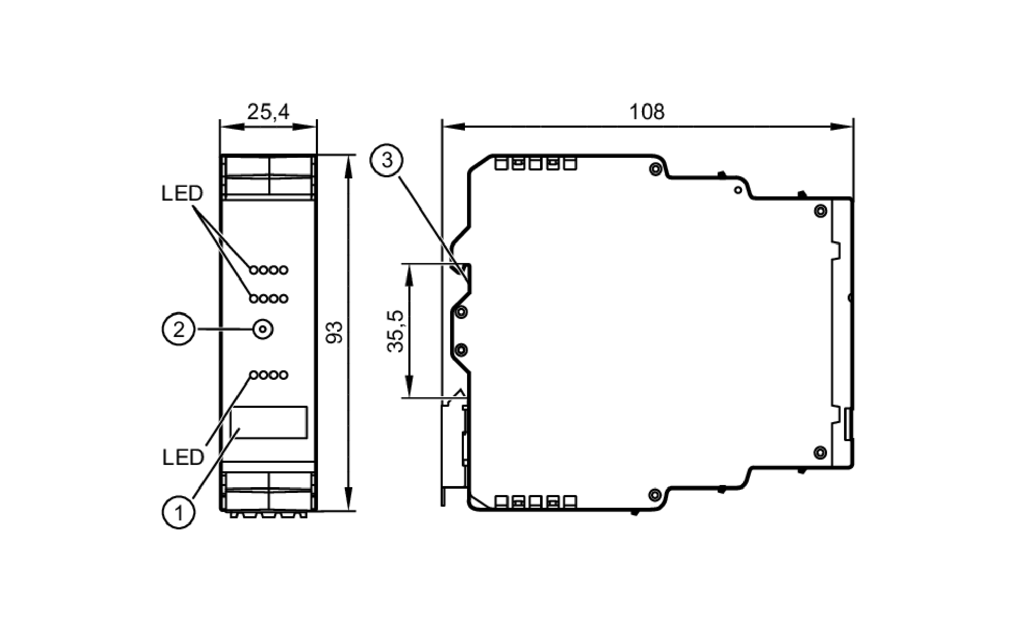 AC2257 - AS-Interface control cabinet module - ifm