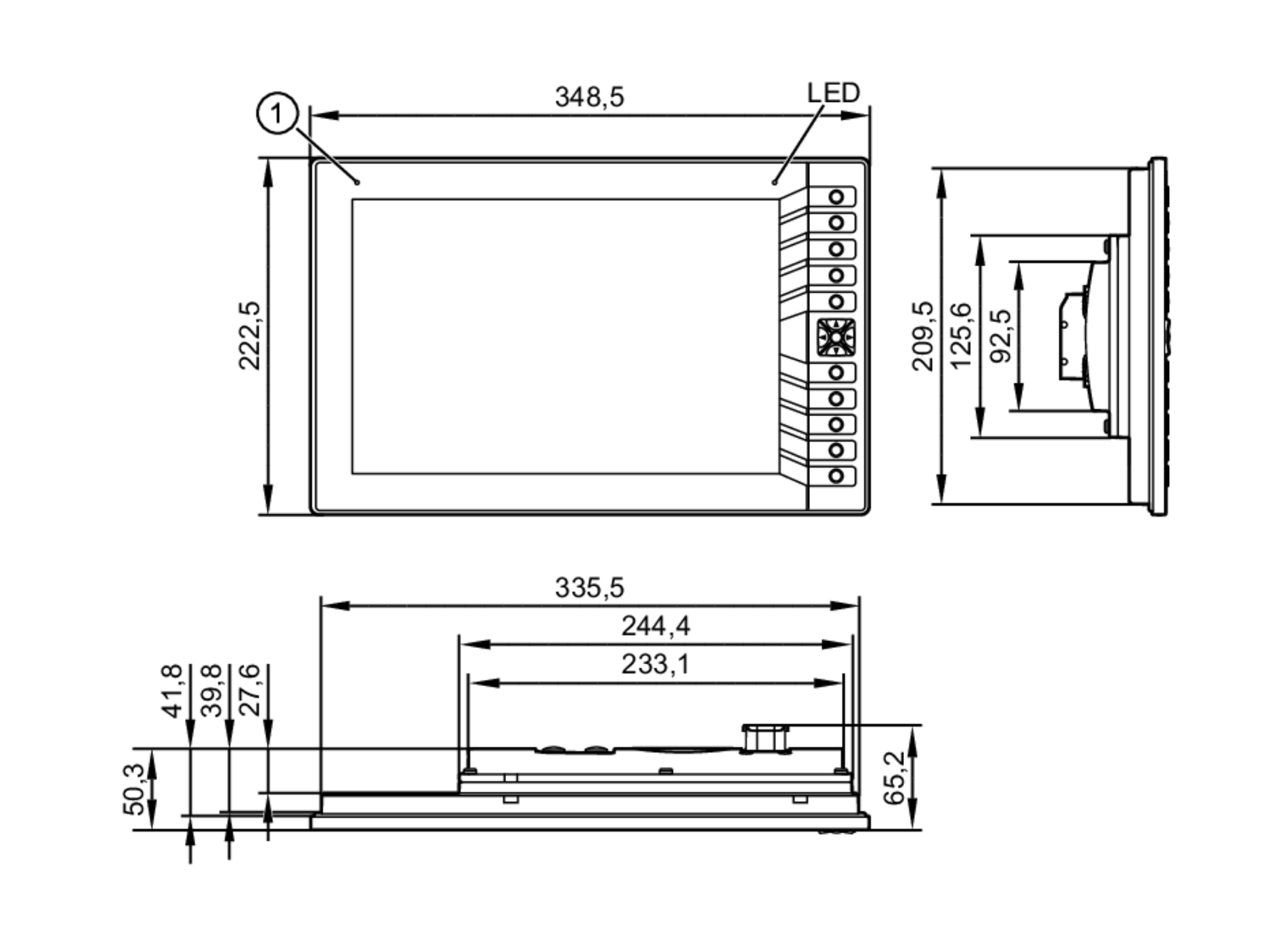 CR1204 - Programmable graphic display for controlling mobile machines - ifm