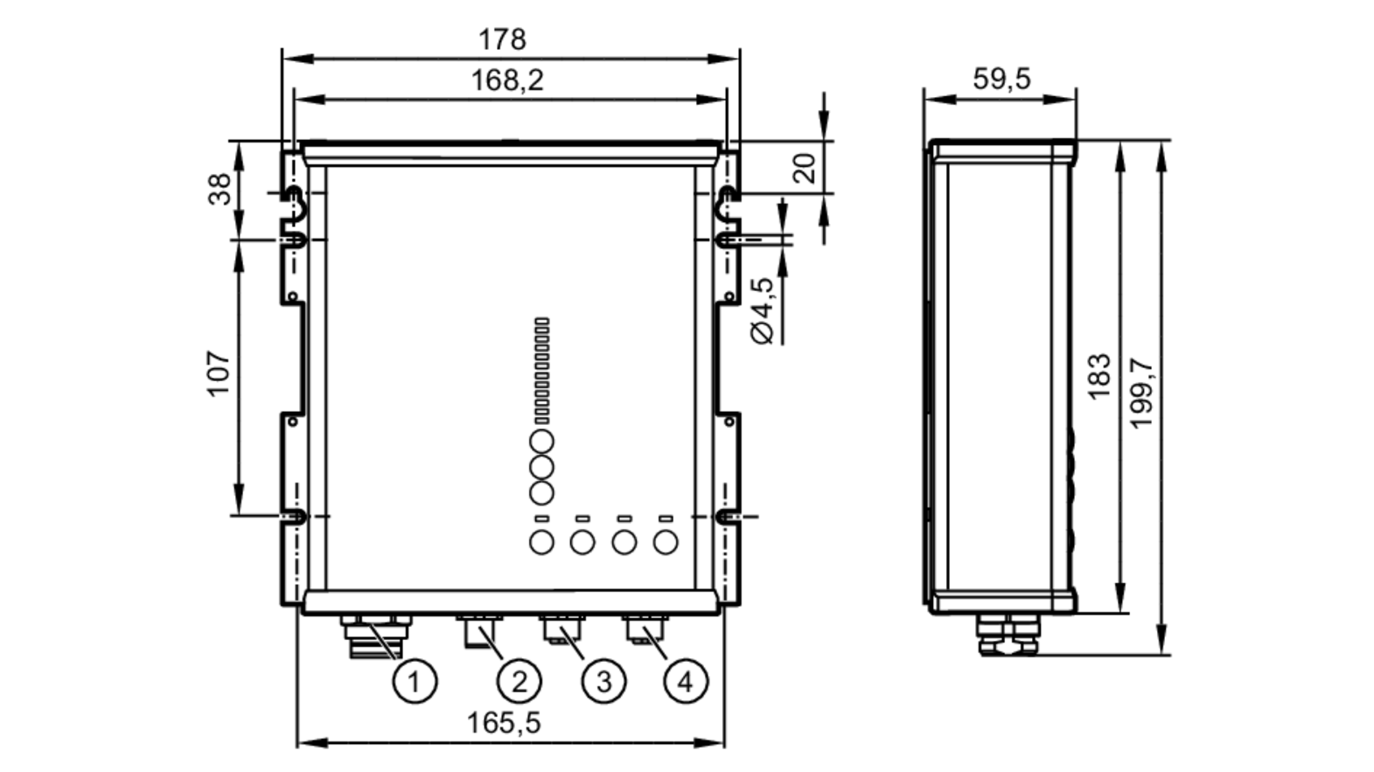 DN4218 - Switched-mode power supply 24 V DC - ifm
