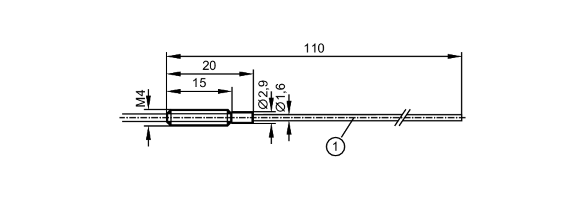 E20748 - Fiber optic diffuse reflection sensor - ifm